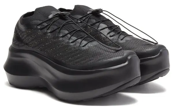 SALOMON Comme Des Garcons X Pulsar Platform Sneakers - Black/black/black