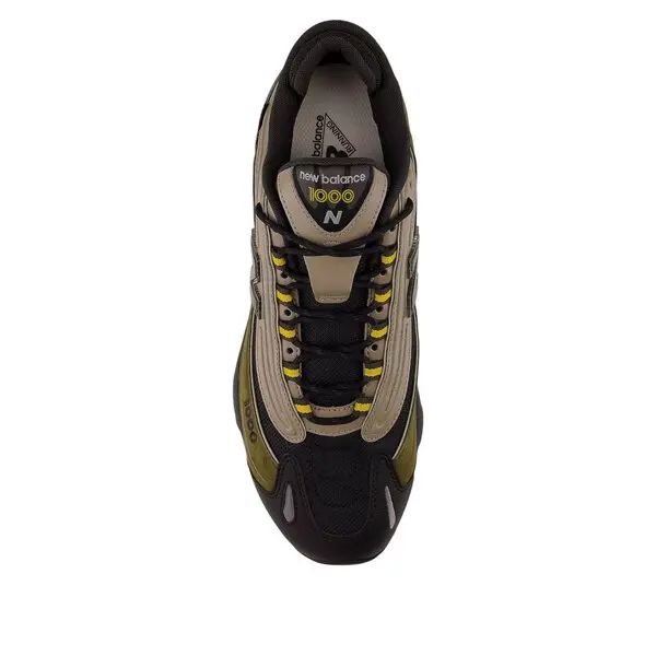 NEW BALANCE 1000 Cordura Sneakers - Olive/black/yellow