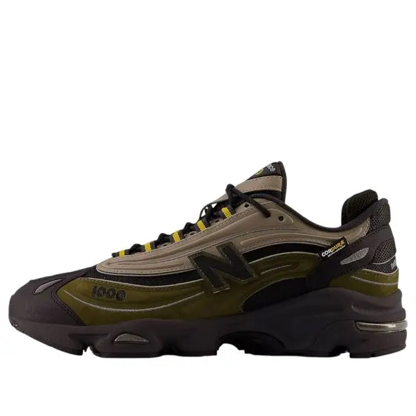 NEW BALANCE 1000 Cordura Sneakers - Olive/black/yellow