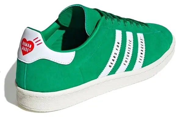 Adidas Human Made X Campus Low Top Sneakers - Green/white
