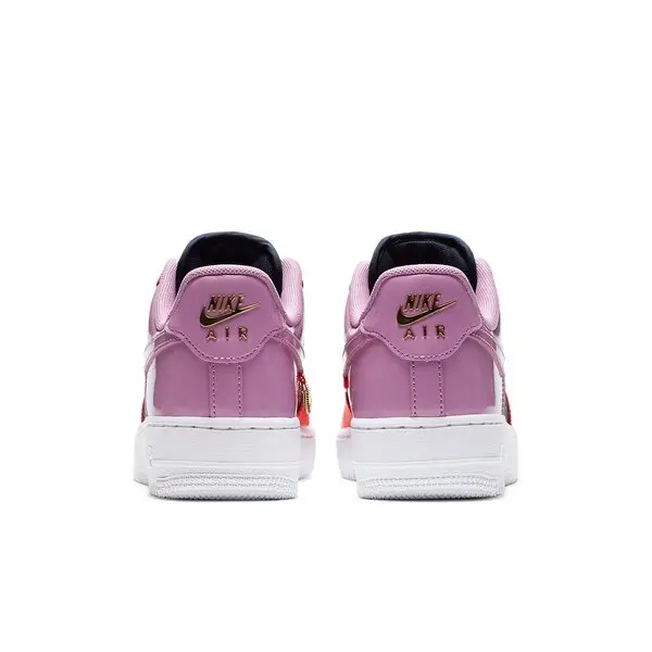 Nike Force 1 '07 "cuban Link" Sneakers - Redblackpurple