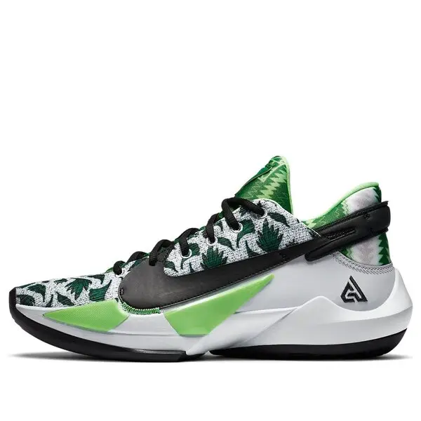 Nike Zoom Freak 2 'naija' Athletic Sneakers - White/green