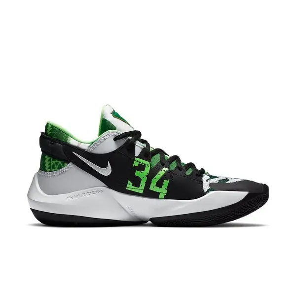 Nike Zoom Freak 2 'naija' Athletic Sneakers - White/green