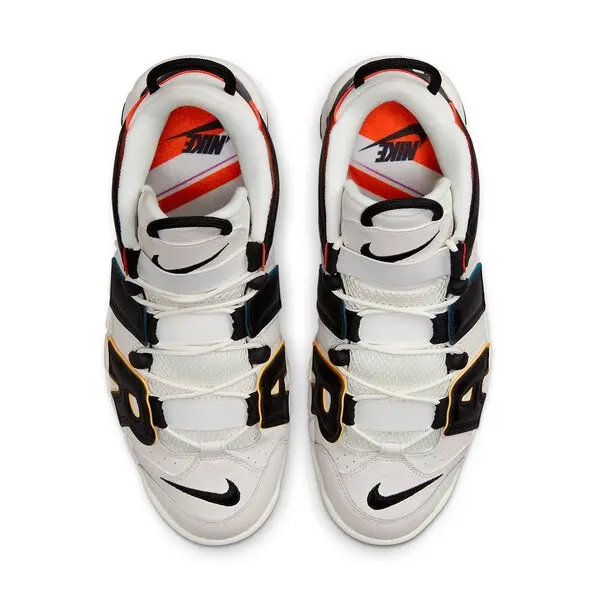 Nike More Uptempo '96 "primary Colors" Sneakers - Sail/black/team Orange