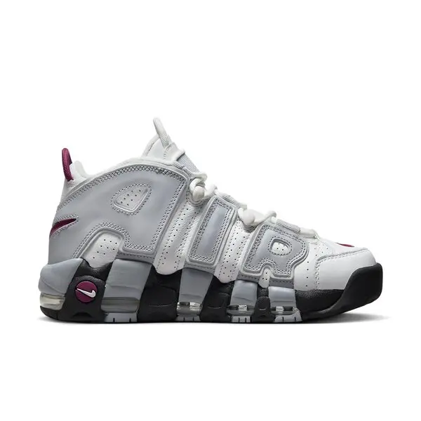 Nike More Uptempo Sneakers - Summit White/rosewood/wolf Grey