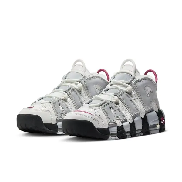 Nike More Uptempo Sneakers - Summit White/rosewood/wolf Grey