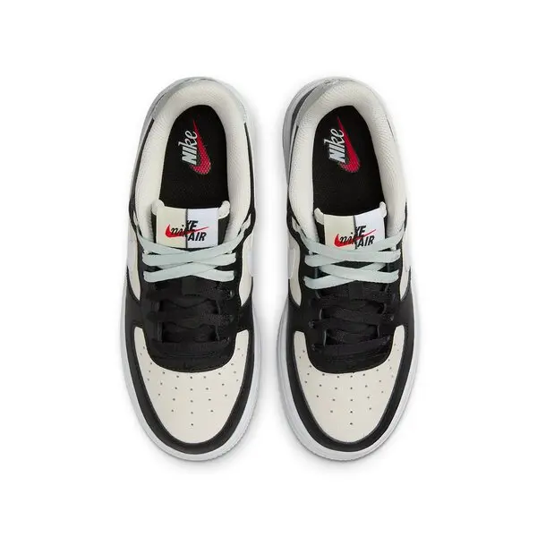 Nike Force 1 Low Lace-up Sneakers - Black/beige/white