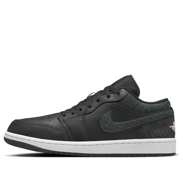 JORDAN Air 1 Low Se Elephant Print Sneakers - Black