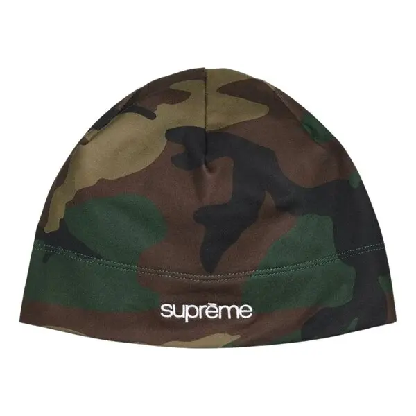 Supreme Beanie - Woodland Camo