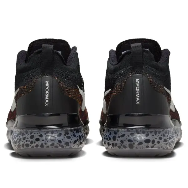 Nike Vapormax 2023 Flyknit 'safari' Sneakers - Black/light Silver/black