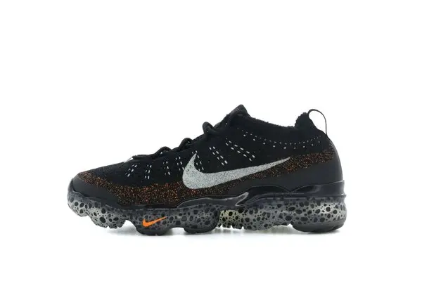 Nike Vapormax 2023 Flyknit 'safari' Sneakers - Black/light Silver/black