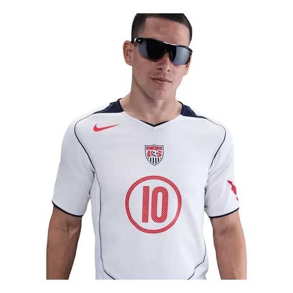 Nike X Landon Donovan Usmnt 2004 Total 90 Reissue Jersey - White/navy/red