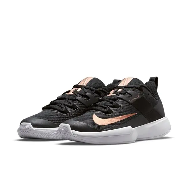 Nike Court Vapor Lite Sneakers - Black/gold/white