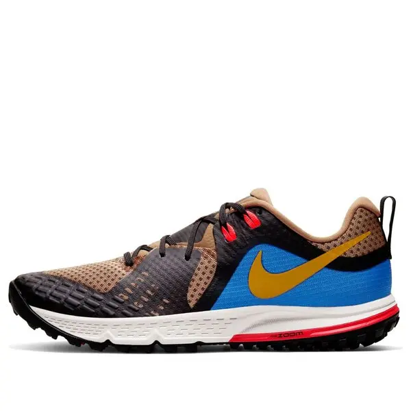Nike Wildhorse 5 "beechtree" Aq2222-200 Trail Running Sneakers - Greyblack/blue/gold