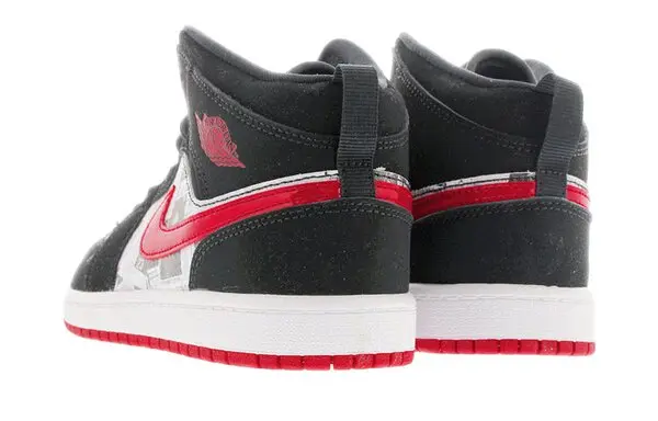 JORDAN 1 Mid Se 'newspaper Air Times' Sneakers