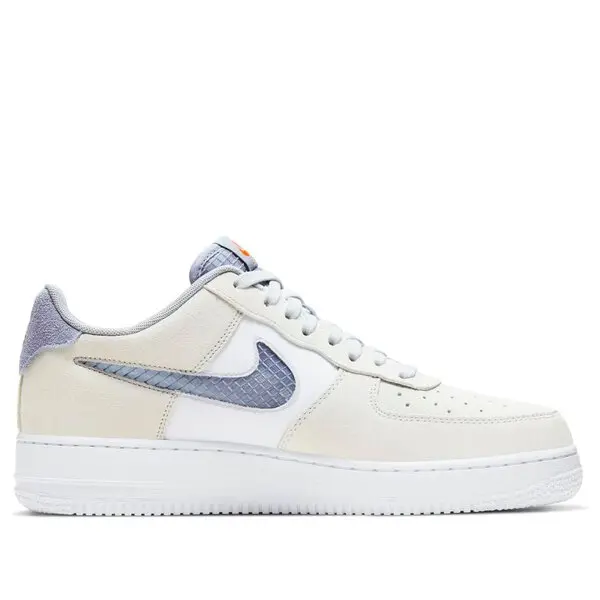 Nike Force 1 Low "indigo Fog" Sneakers - White/blue