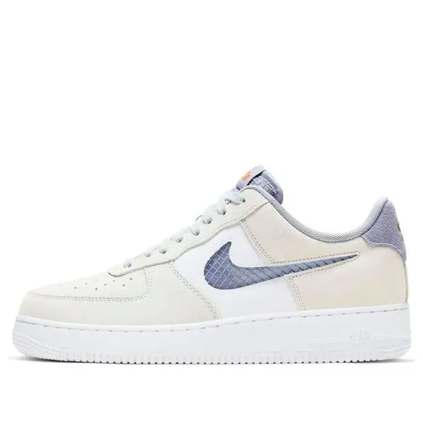 Nike Force 1 Low "indigo Fog" Sneakers - White/blue