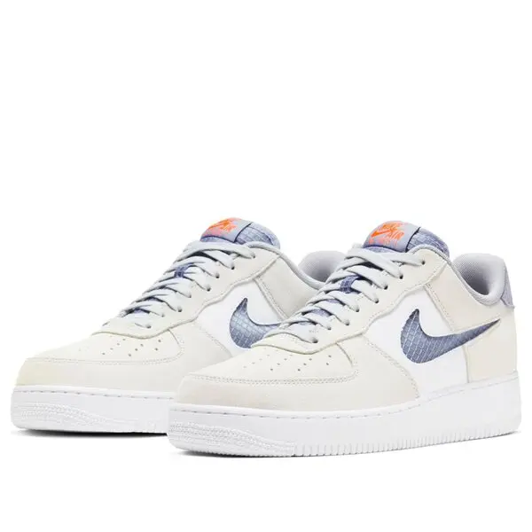 Nike Force 1 Low "indigo Fog" Sneakers - White/blue