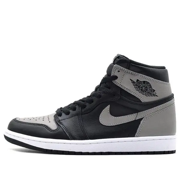 JORDAN Air 1 Retro High Og "shadow" 2018 - Black/medium Grey/white