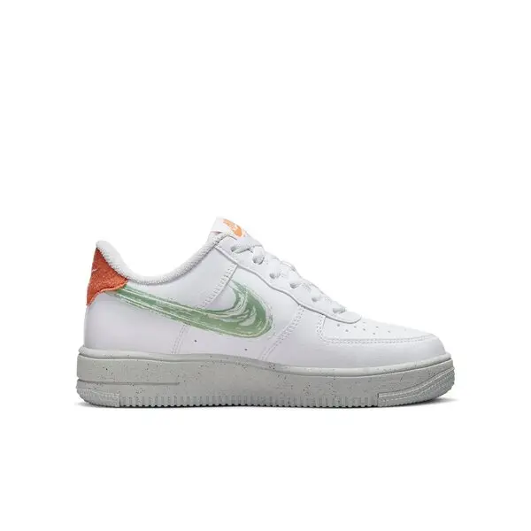 Nike Force 1 Crater 'brushstroke' Sneakers - White/green