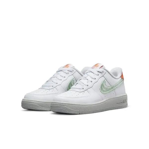 Nike Force 1 Crater 'brushstroke' Sneakers - White/green