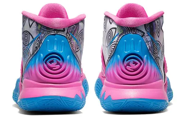 Nike Kyrie 6 Mid Top Athletic Sneakers - Pink