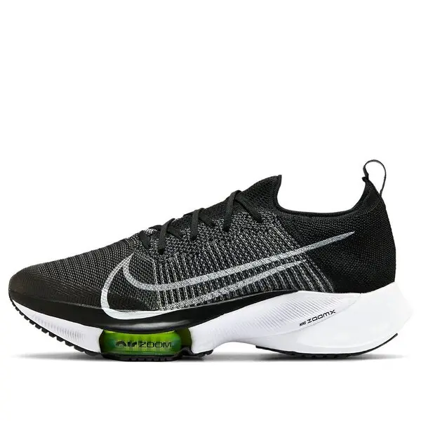 Nike Zoom Tempo Next% Flyknit - Black/white/volt