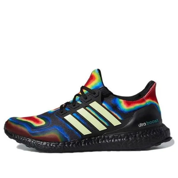 Adidas Ultraboost Dna Heat Map Sneakers - Black/red/blue