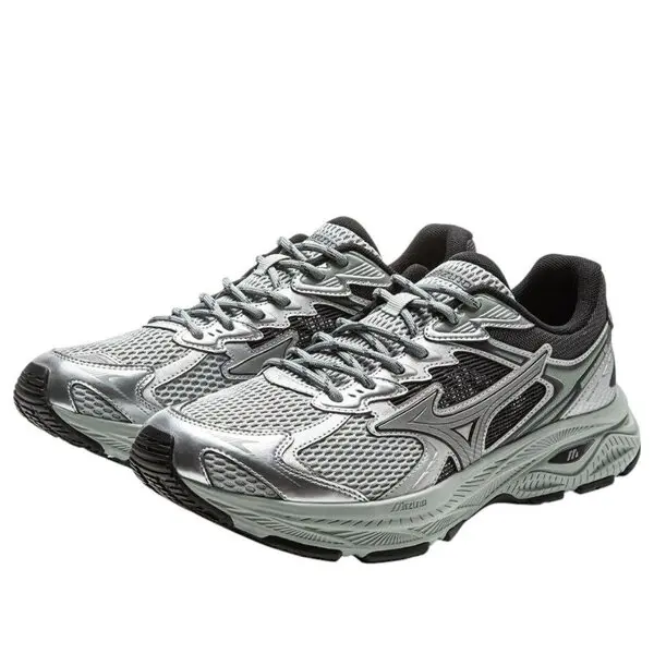 Mizuno Racer V2 "dark Sliver" Athletic Sneakers - Silver/grey