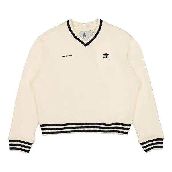 Adidas X Sporty & Rich V-neck Sweater