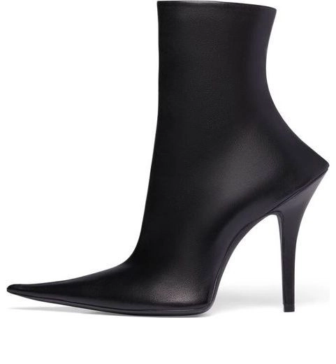 Balenciaga Witch 110mm Pointed Toe Zip-up Booties
