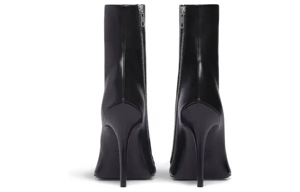 Balenciaga Witch 110mm Pointed Toe Zip-up Booties