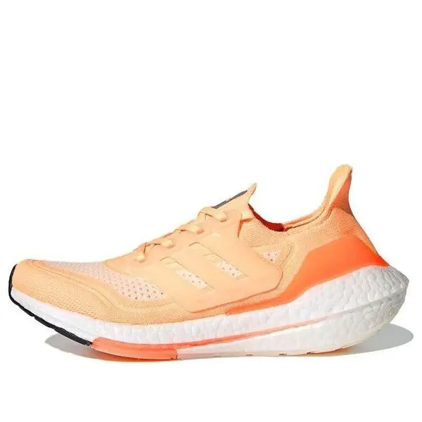Adidas Ultraboost 21 Athletic Sneakers - Yellow/white