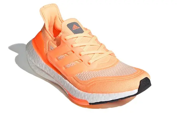 Adidas Ultraboost 21 Athletic Sneakers - Yellow/white