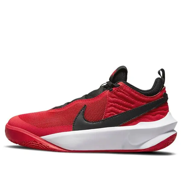 Nike Team Hustle D10 Athletic Sneakers - Red/black