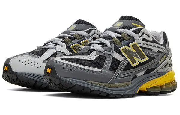 NEW BALANCE 1906r Athletic Sneakers - Grey/yellow