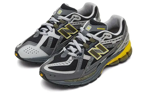 NEW BALANCE 1906r Athletic Sneakers - Grey/yellow