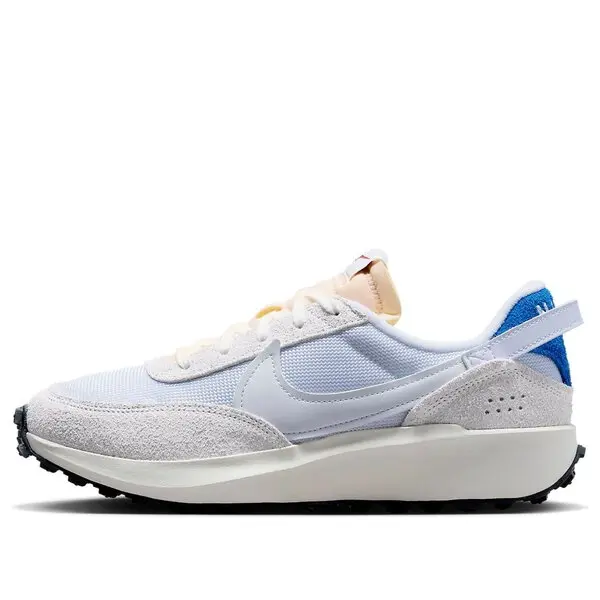 Nike Waffle Debut Vintage Low Top Sneakers - Gray/blue