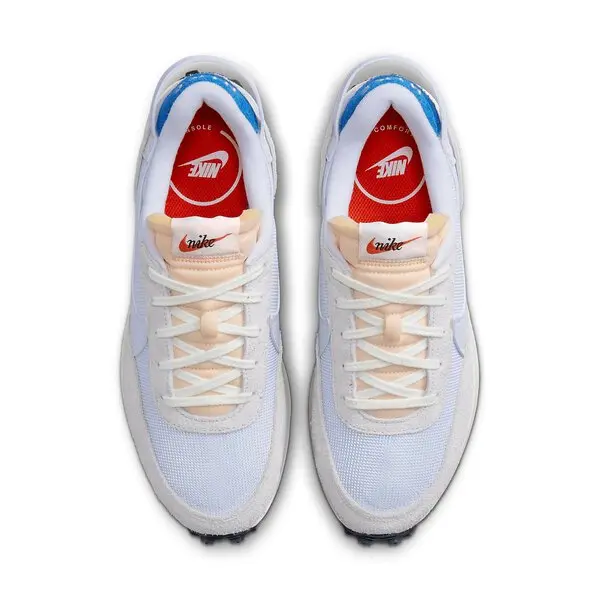 Nike Waffle Debut Vintage Low Top Sneakers - Gray/blue