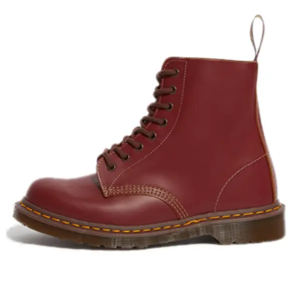 Dr. Martens 1460 Made In England Lace Up Boot - Red