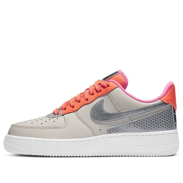 Nike X 3m Air Force 1 '07 Se High Top Sneakers - Metallic Silver