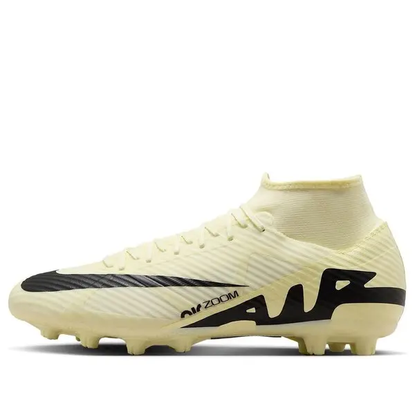 Nike Mercurial Superfly Academy Hard-ground High-top Soccer Cleats 'lemonade - Black/beige