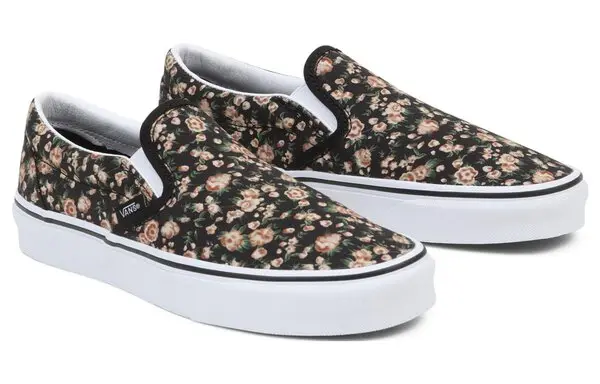 VANS Floral Slip-on Sneakers