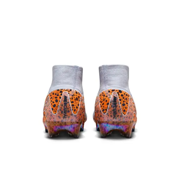 Nike Mercurial Superfly Elite Electric Pack 'olympic Safari' High-top Cleats - White/black/orange