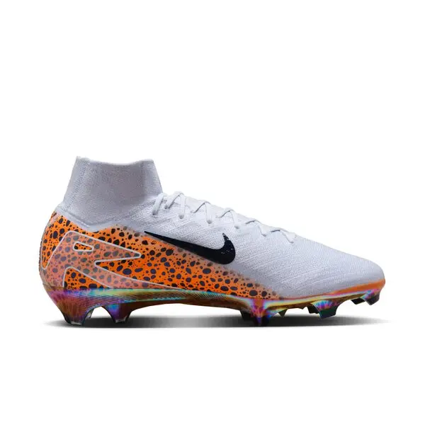 Nike Mercurial Superfly Elite Electric Pack 'olympic Safari' High-top Cleats - White/black/orange