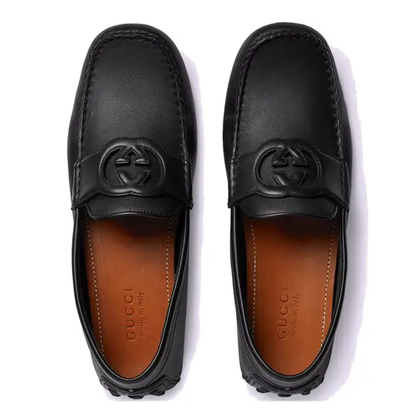 Gucci Leather Driver Shoes