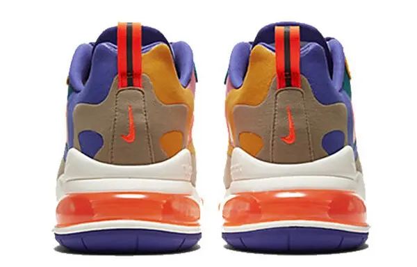 Nike Max 270 React Sneakers - Blue/orange