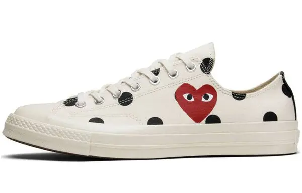 CONVERSE Comme Des Garcons X Chuck Taylor All Star 70 Low Polka Dot Sneakers