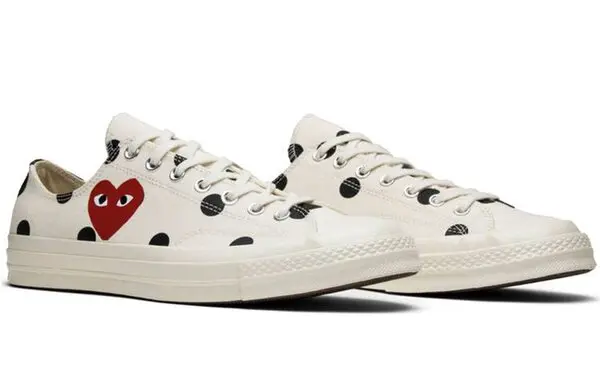 CONVERSE Comme Des Garcons X Chuck Taylor All Star 70 Low Polka Dot Sneakers