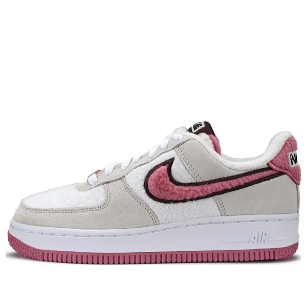 Nike Force 1 '07 Lx Low Top Sneakers - Grey/white/red
